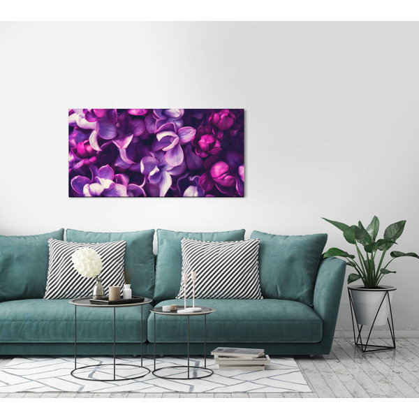 East Urban Home Leinwandbild Blumen in Rosa | Wayfair.de